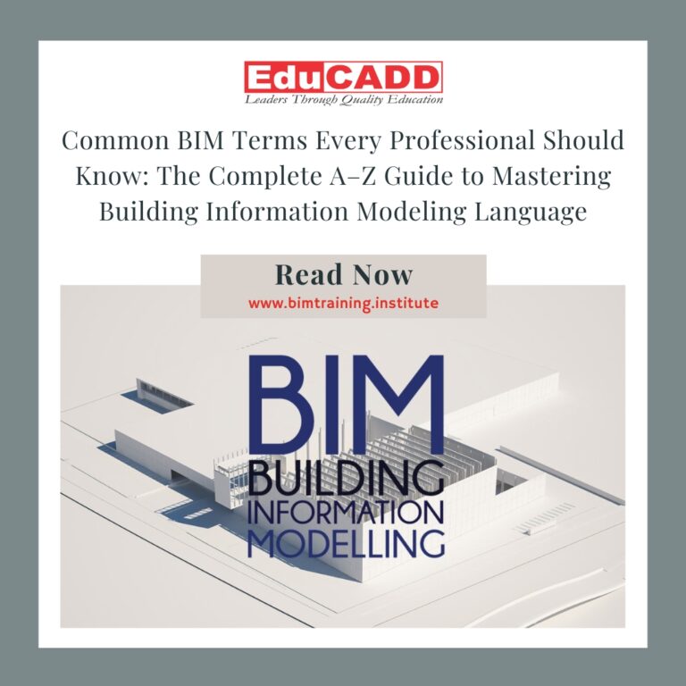 Common BIM Terms Guide | EduCADD